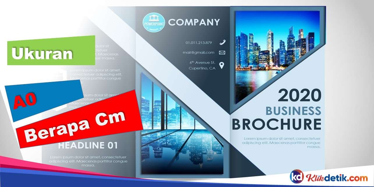 Ukuran A0 Berapa Cm dan Daftar Ukuran Kertas - KlikDetikCom