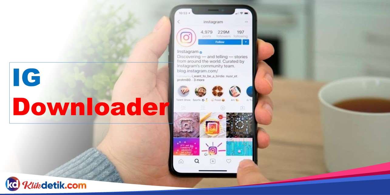 IG Downloader Tanpa Watermark Foto dan Video - KlikDetikCom