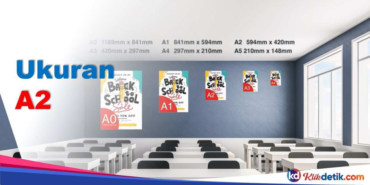 Ukuran A2 dan Ukuran Kertas Lain dan Fungsinya - KlikDetikCom
