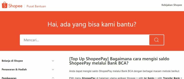 Kode Top Up Shopeepay dan Cara Top Up Lewat Bank BCA - KlikDetikCom