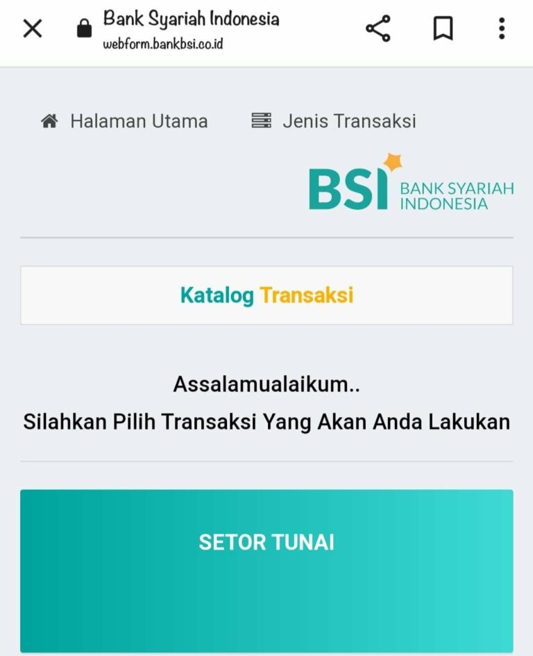 Webform BSI dan Cara Penggunaanya - KlikDetikCom