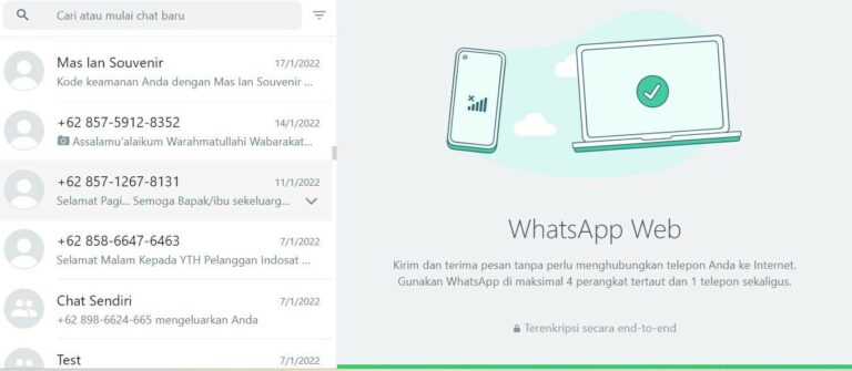 WA Web WA dan Bedanya dengan WA Aplikasi Windows - KlikDetikCom