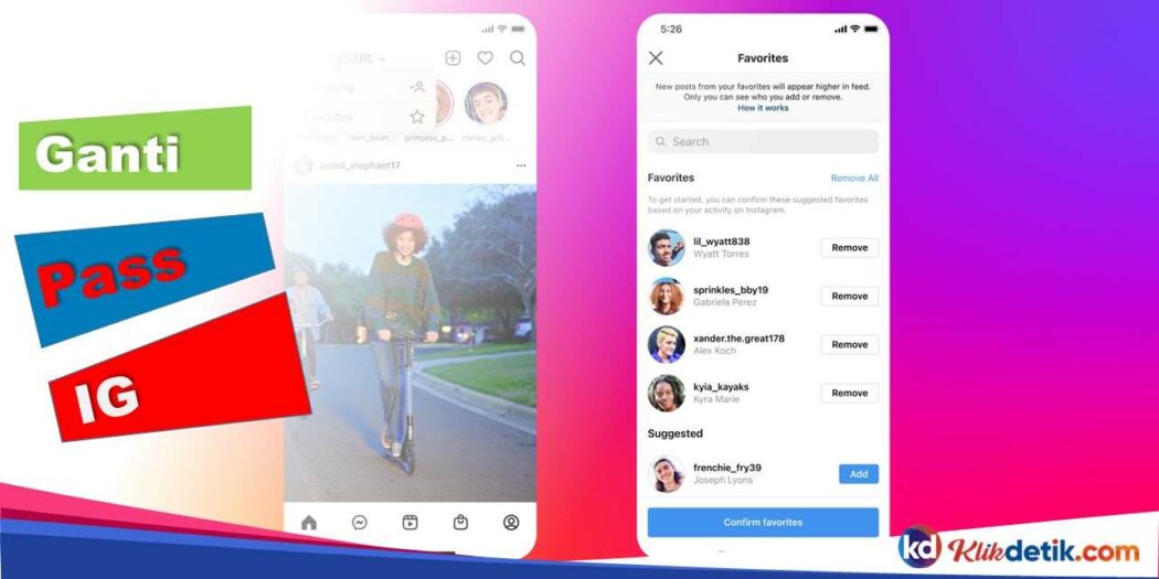 Tips Ganti Pass IG dan Cara Login Saat Lupa Password - KlikDetikCom